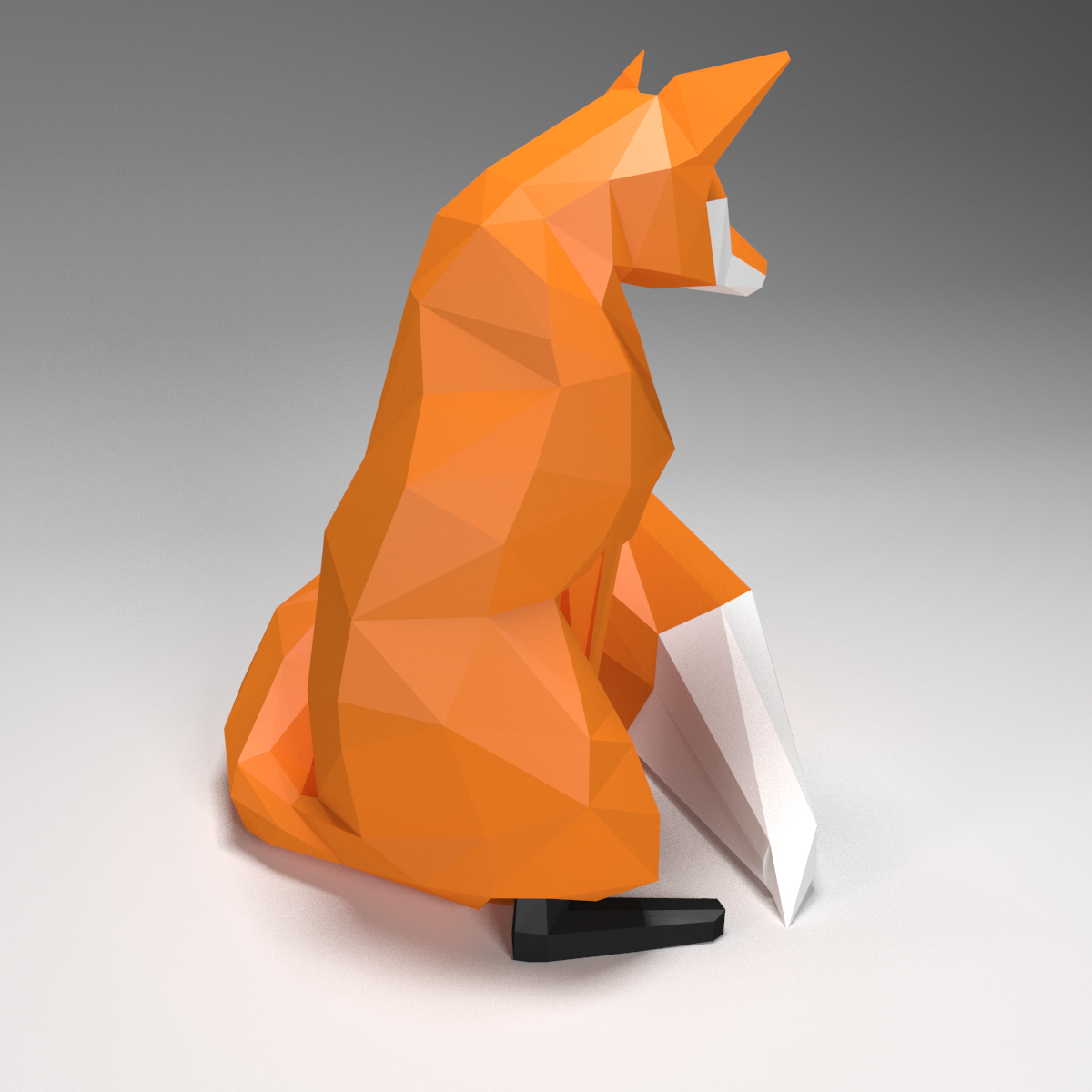 fox style 3d model