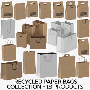 3D Paper Bag Models - Browse & Download Formats - TurboSquid