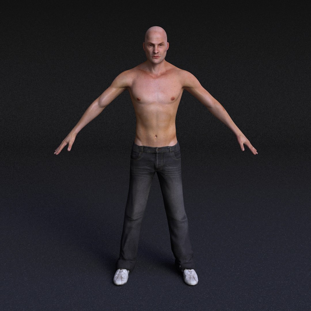 Character Male - Rigged 3d Model
