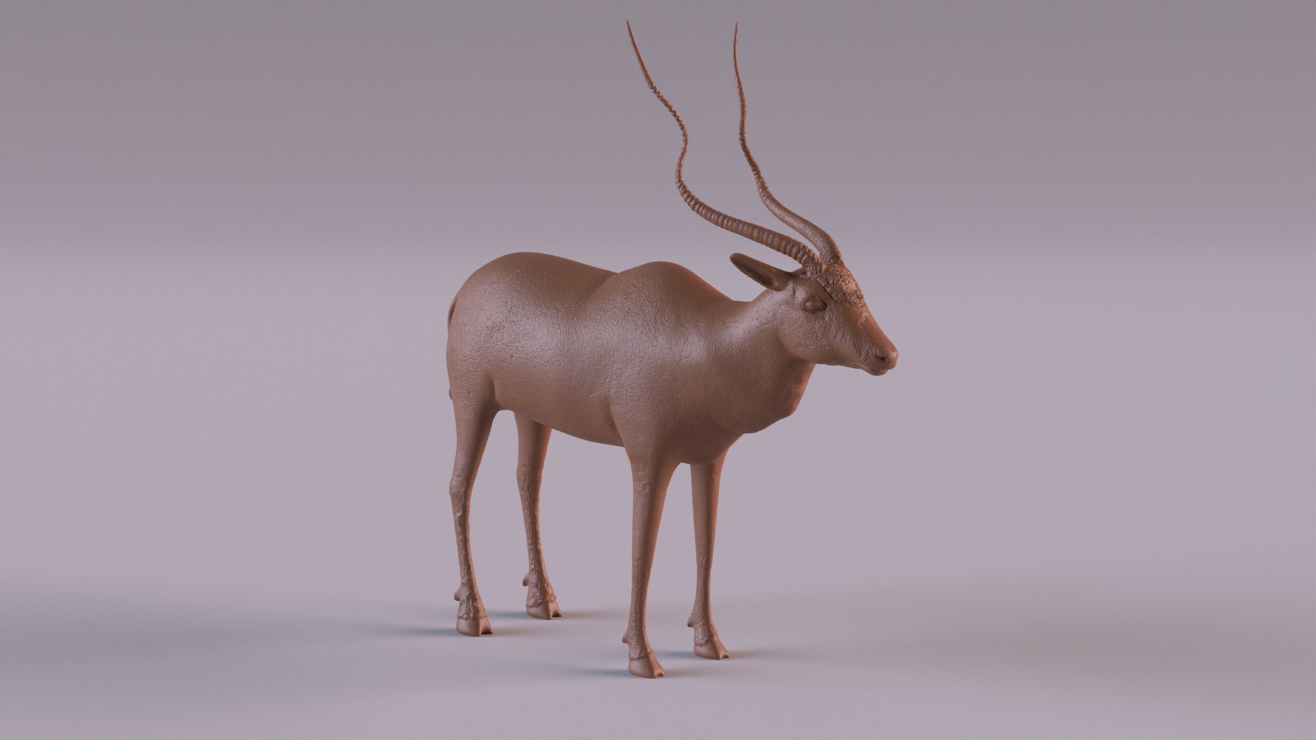 Addax Antelope 3D Model - TurboSquid 2007005