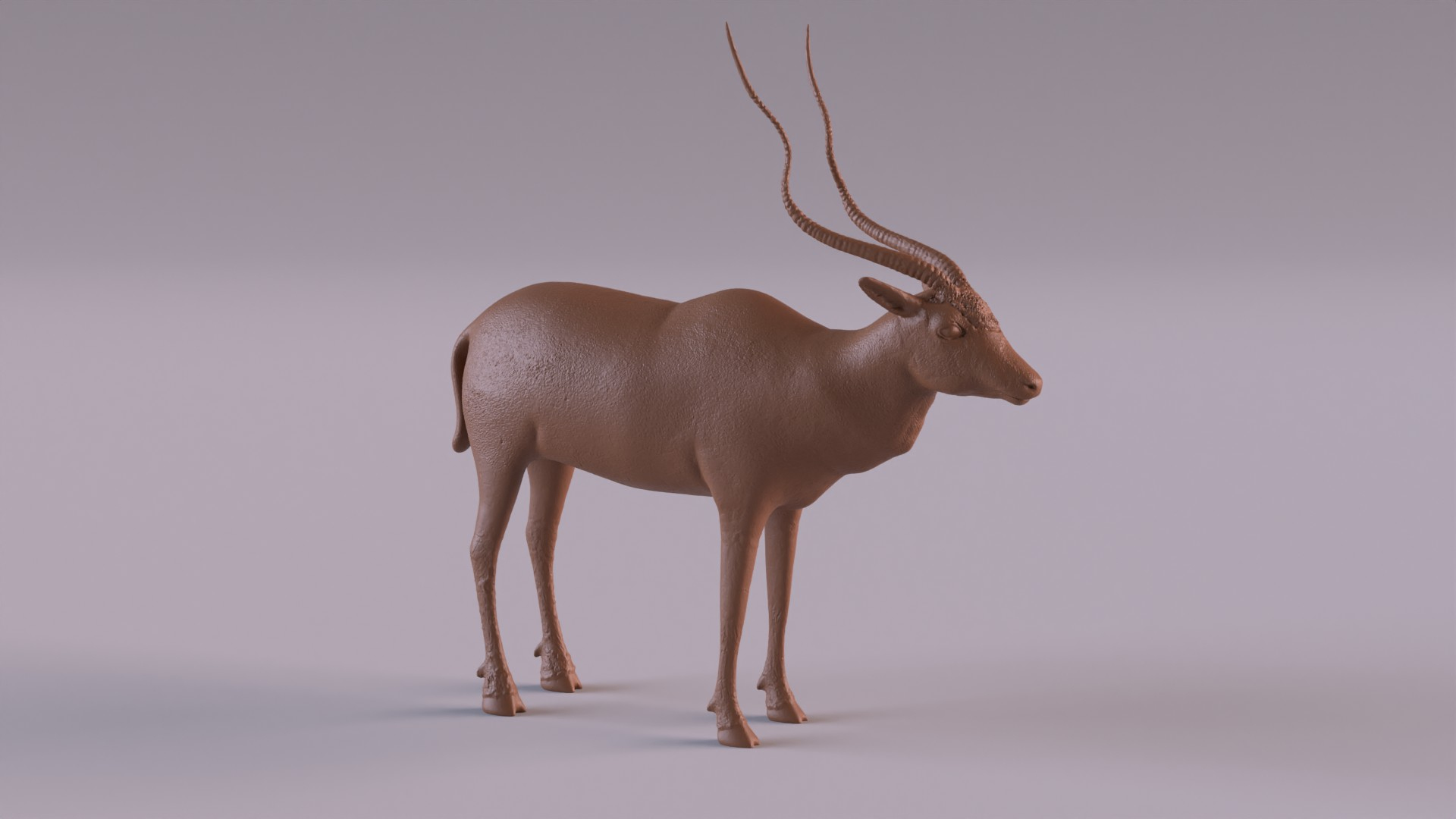 Addax Antelope 3D Model - TurboSquid 2007005