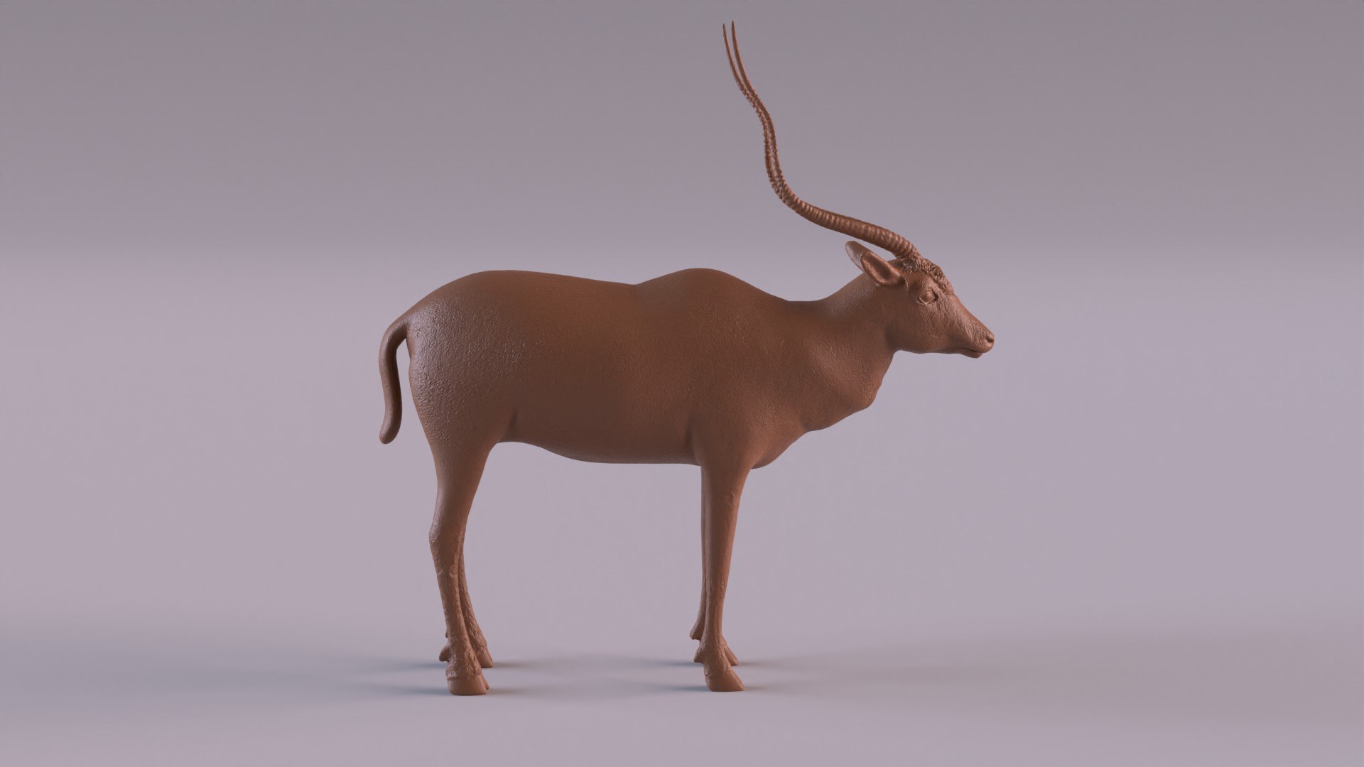 Addax Antelope 3D Model - TurboSquid 2007005