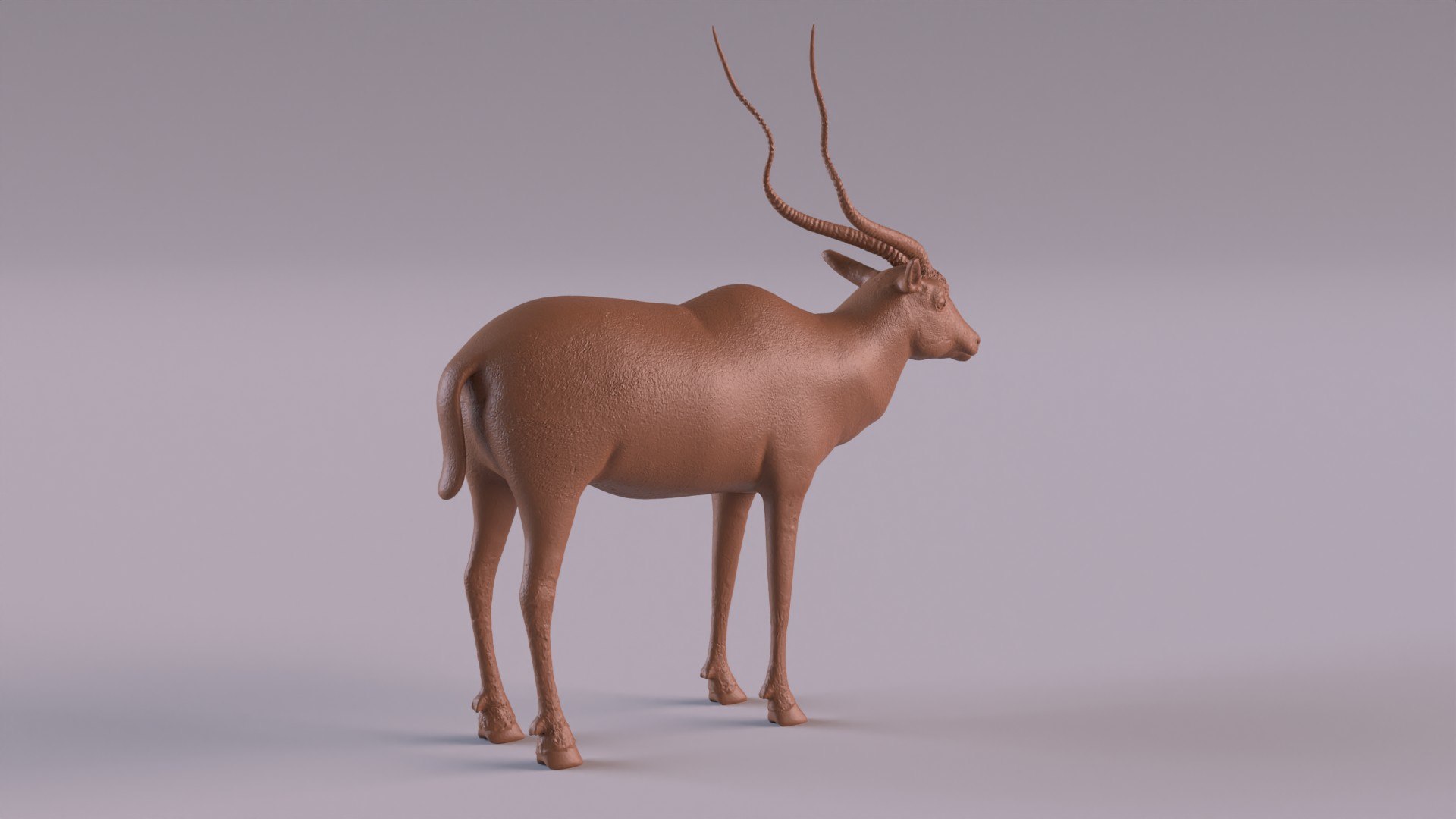 Addax Antelope 3D Model - TurboSquid 2007005