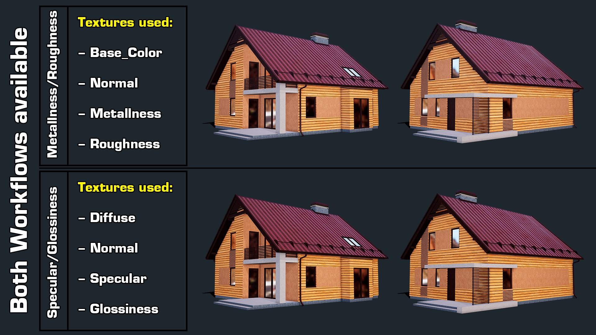 3D gameready house 3 model - TurboSquid 1480060