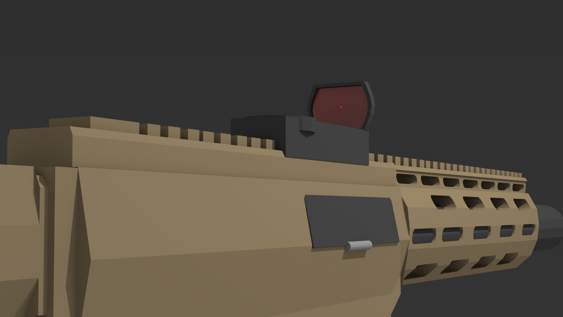 3D low-poly honey badger model - TurboSquid 1177612
