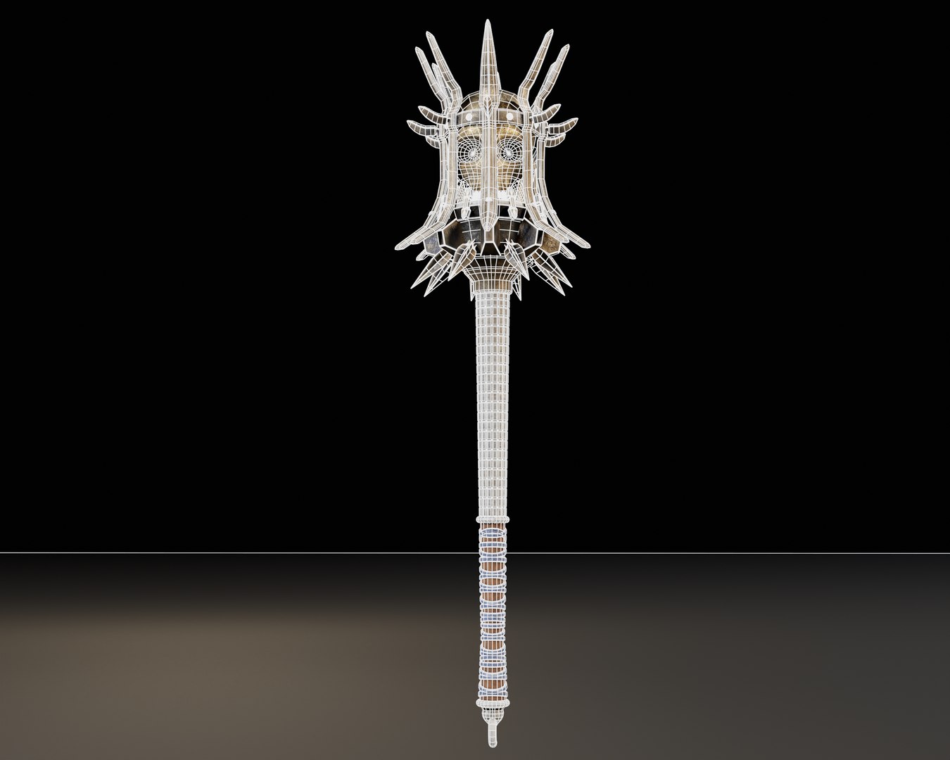3D Skull Mace - TurboSquid 2355073