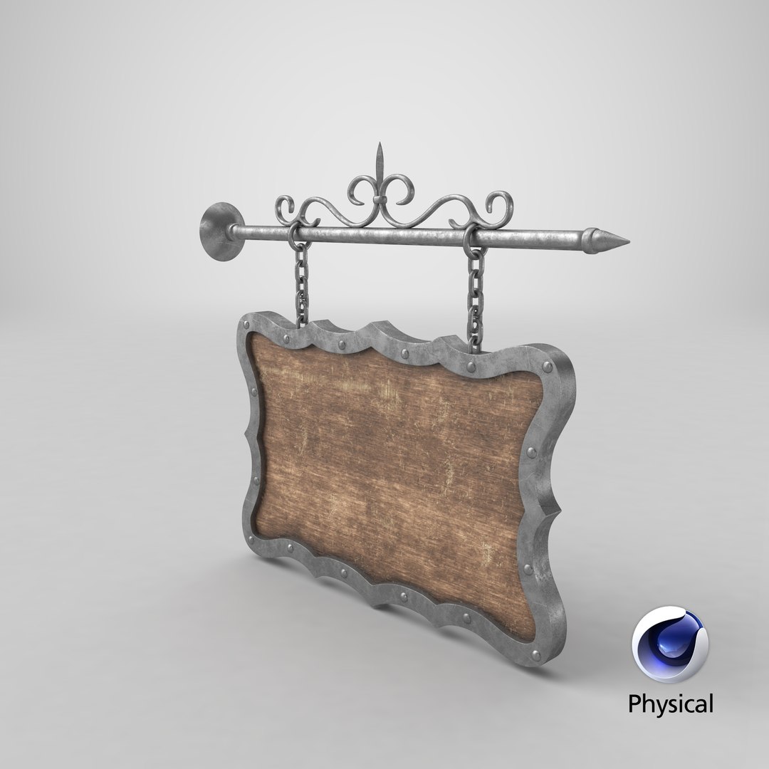 3D Real Bar Sign Model - TurboSquid 1614974
