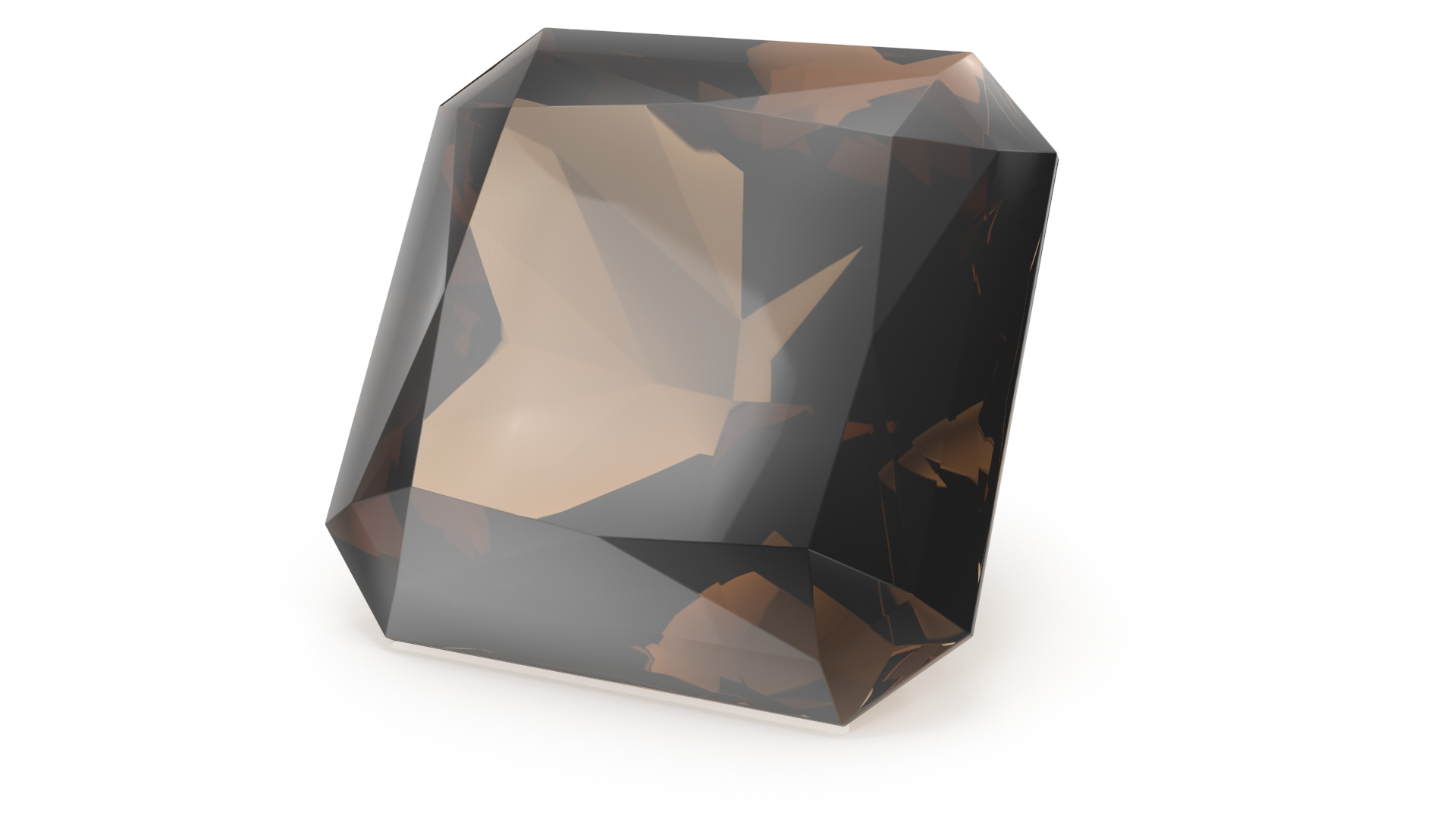 3D Radiant Cut Smokey Topaz - TurboSquid 1870020