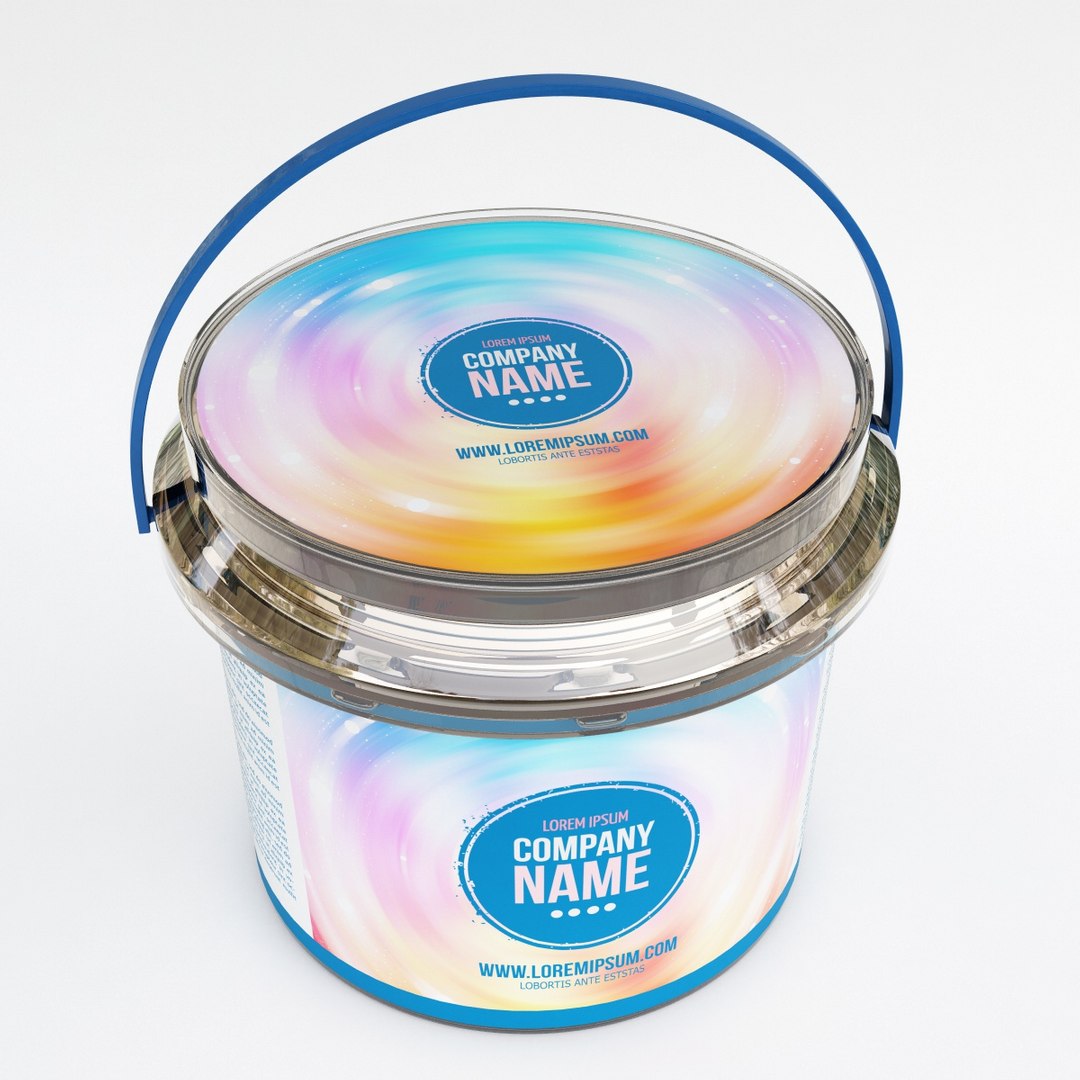 Bucket Contains 3d Model