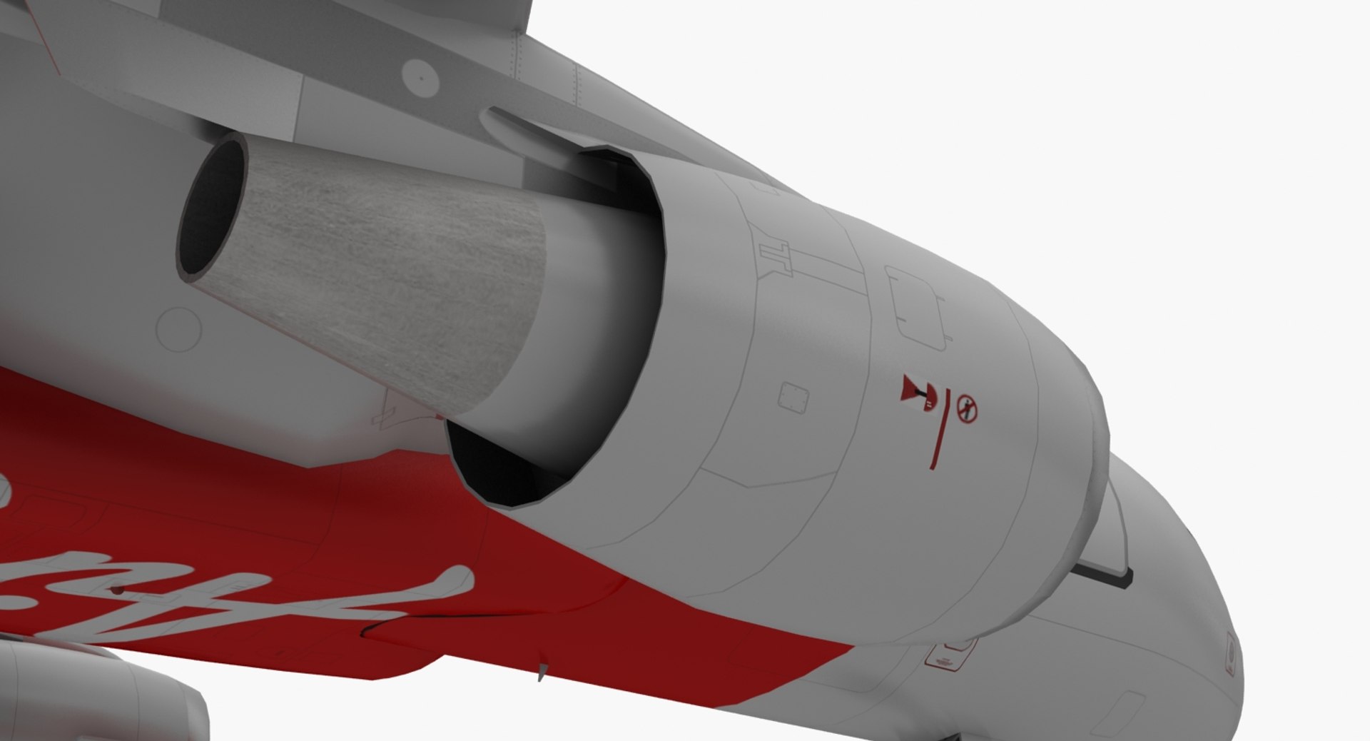 airbus a320 airasia animation 3d max