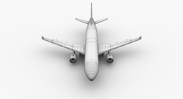 airbus a320 airasia animation 3d max