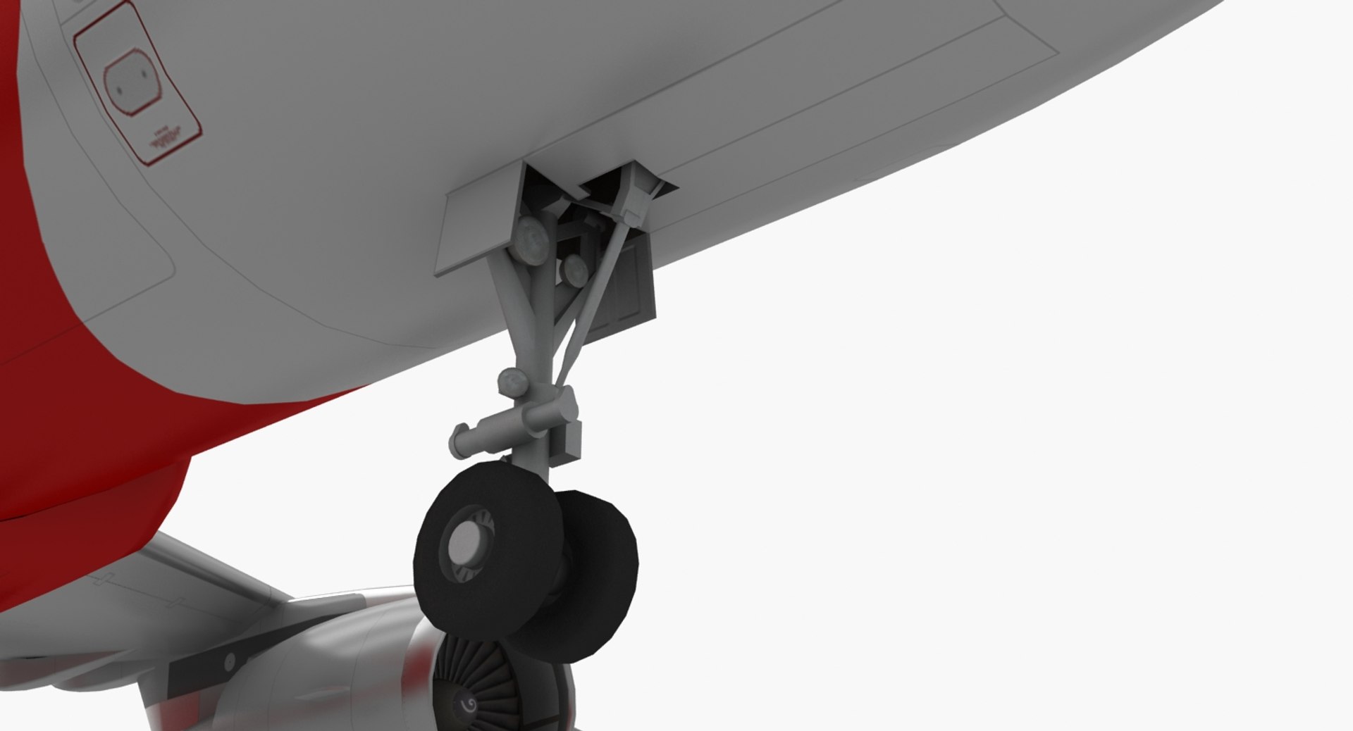 airbus a320 airasia animation 3d max