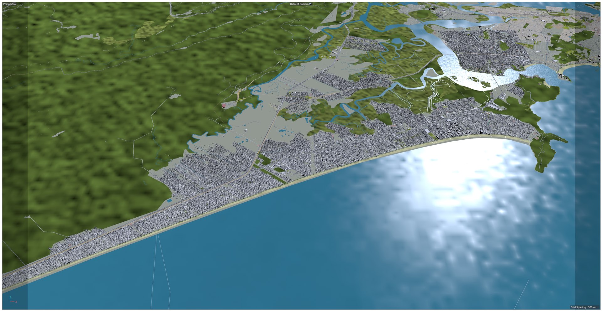 Praia Grande Brazil 3D - TurboSquid 2194833