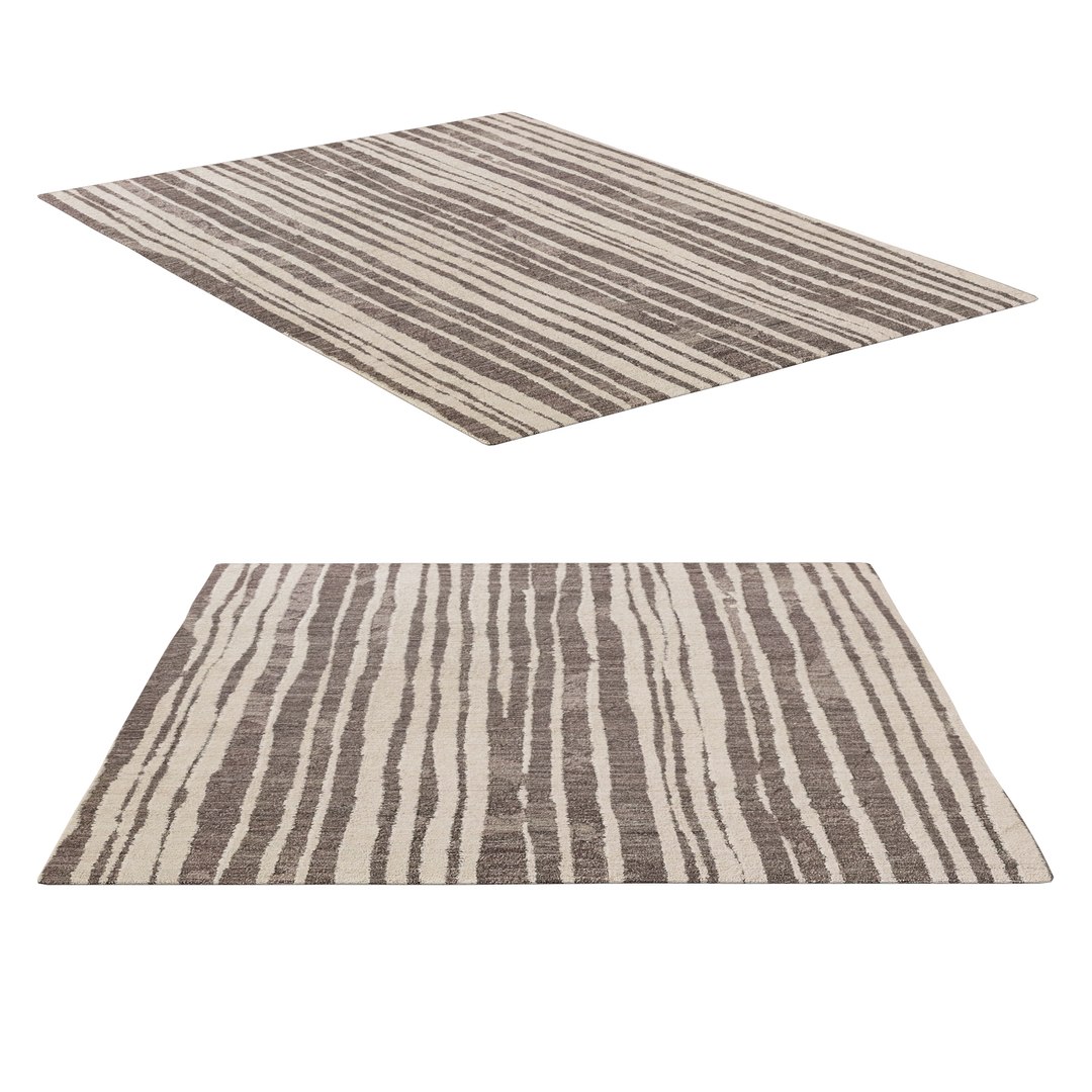 3D RHADA HAND-KNOTTED WOOL RUG - TurboSquid 1969059