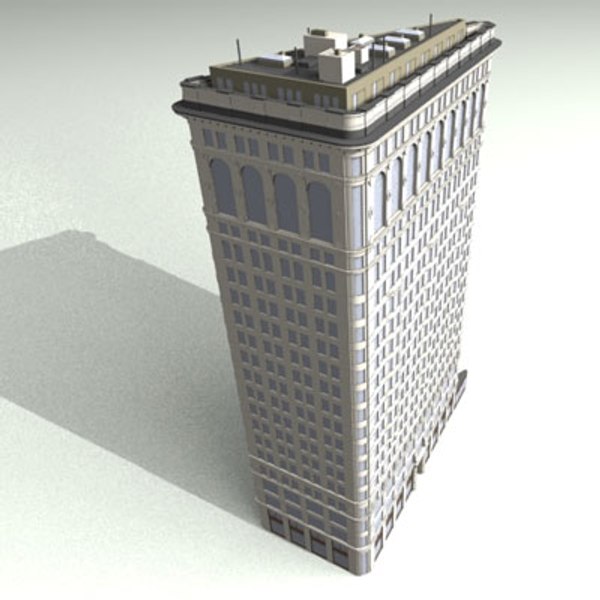flatiron building 3d model