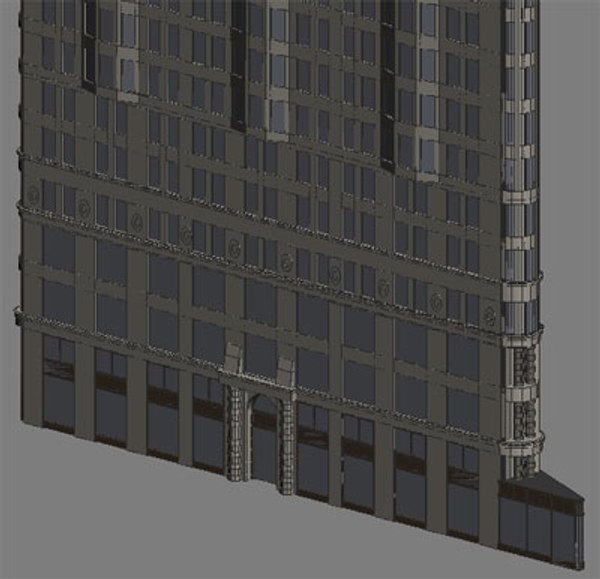 flatiron building 3d model