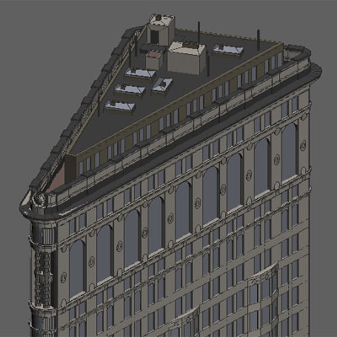 Flatiron Building 3d Model
