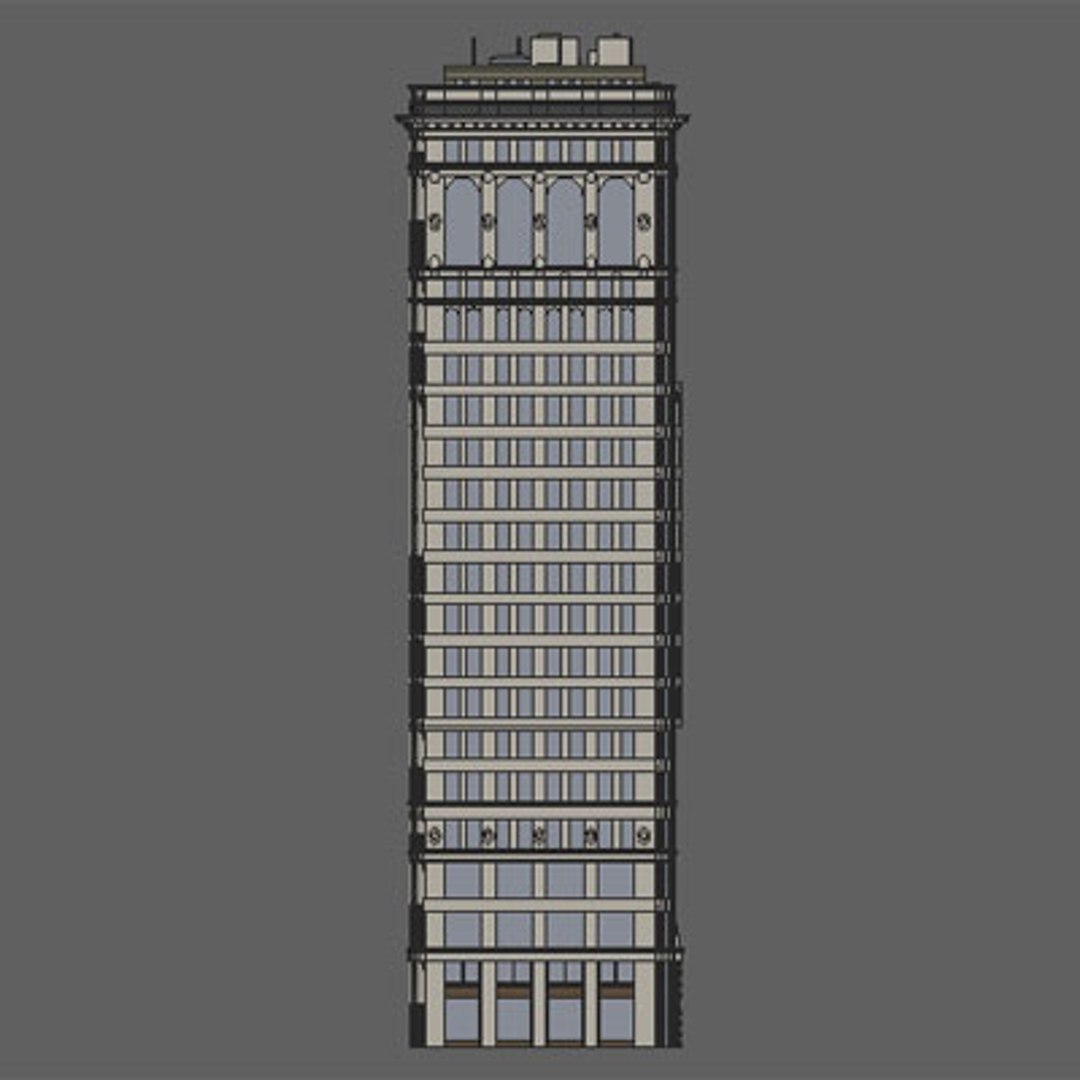 Flatiron Building 3d Model