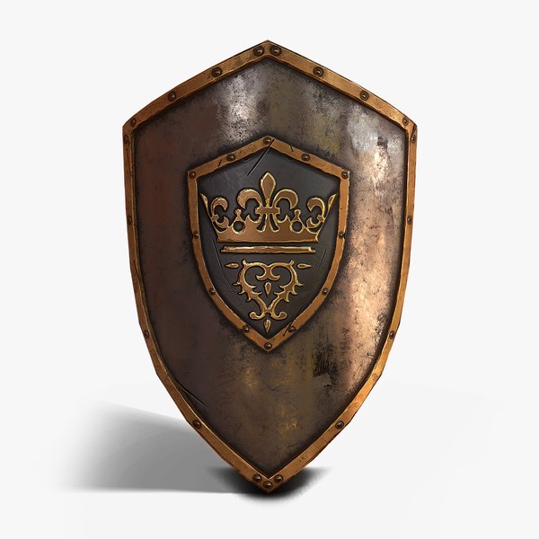fantasy viking shield 3d model