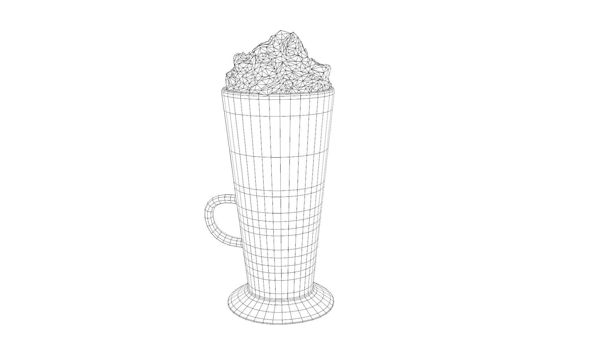 Double Hot Chocolate 3D Model - TurboSquid 1783978
