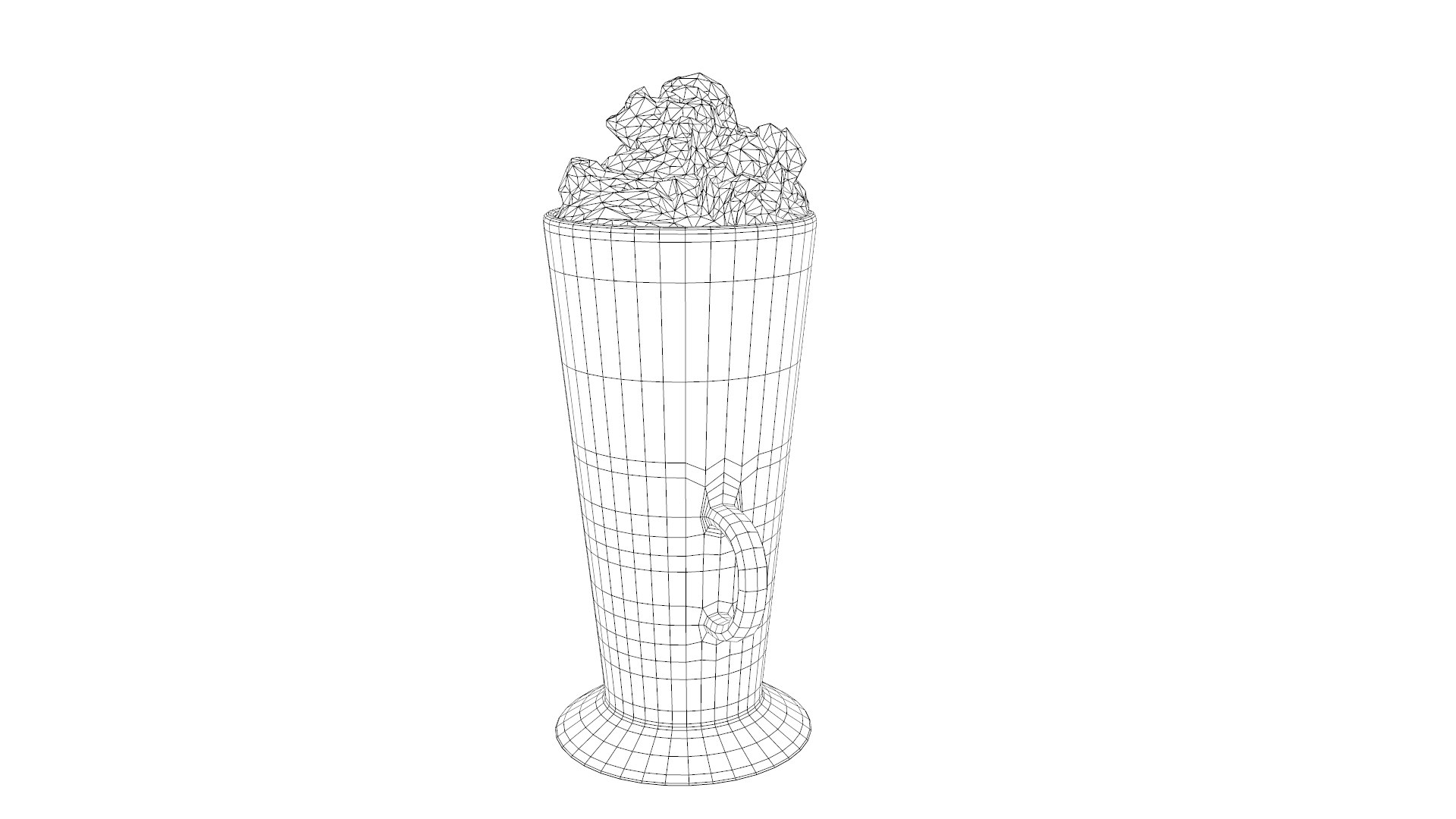 Double Hot Chocolate 3D Model - TurboSquid 1783978