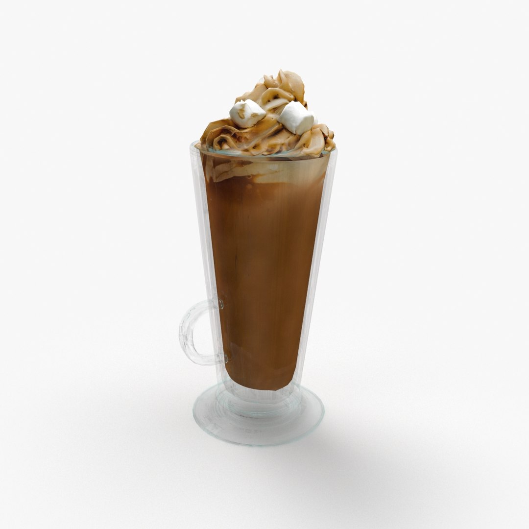 Double Hot Chocolate 3D Model - TurboSquid 1783978