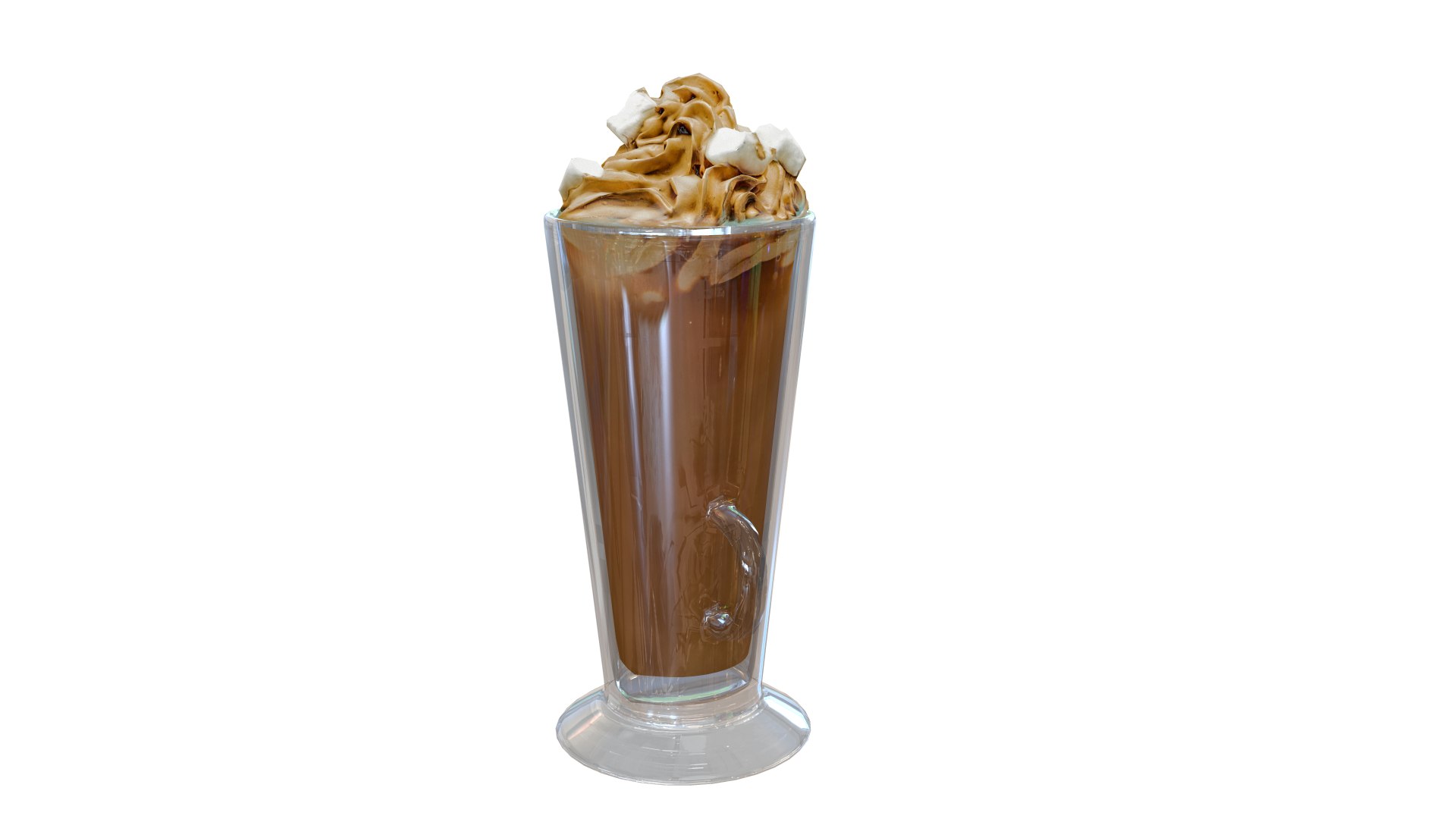 Double Hot Chocolate 3D Model - TurboSquid 1783978
