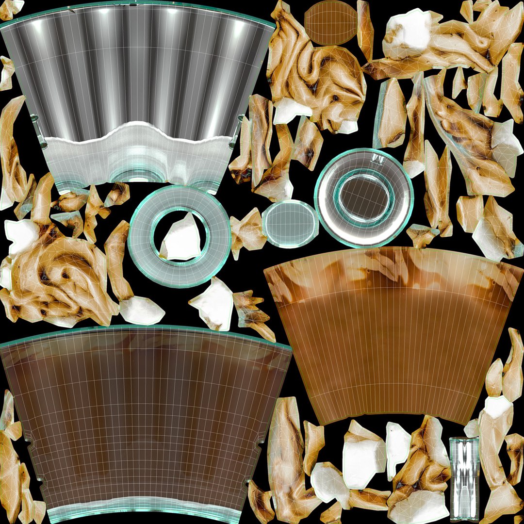 Double Hot Chocolate 3D Model - TurboSquid 1783978