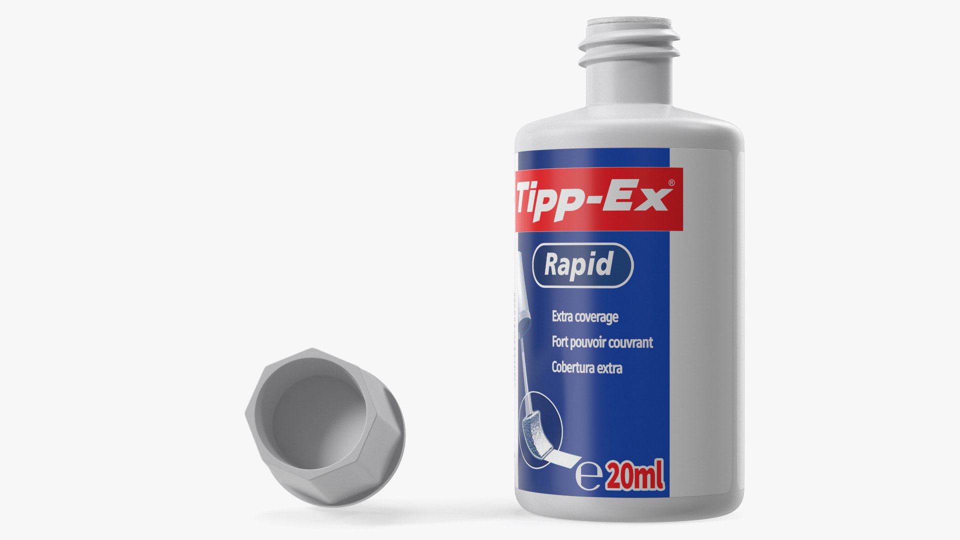Tipp Ex Rapid Correction Fluid Opened Model - TurboSquid 1819633