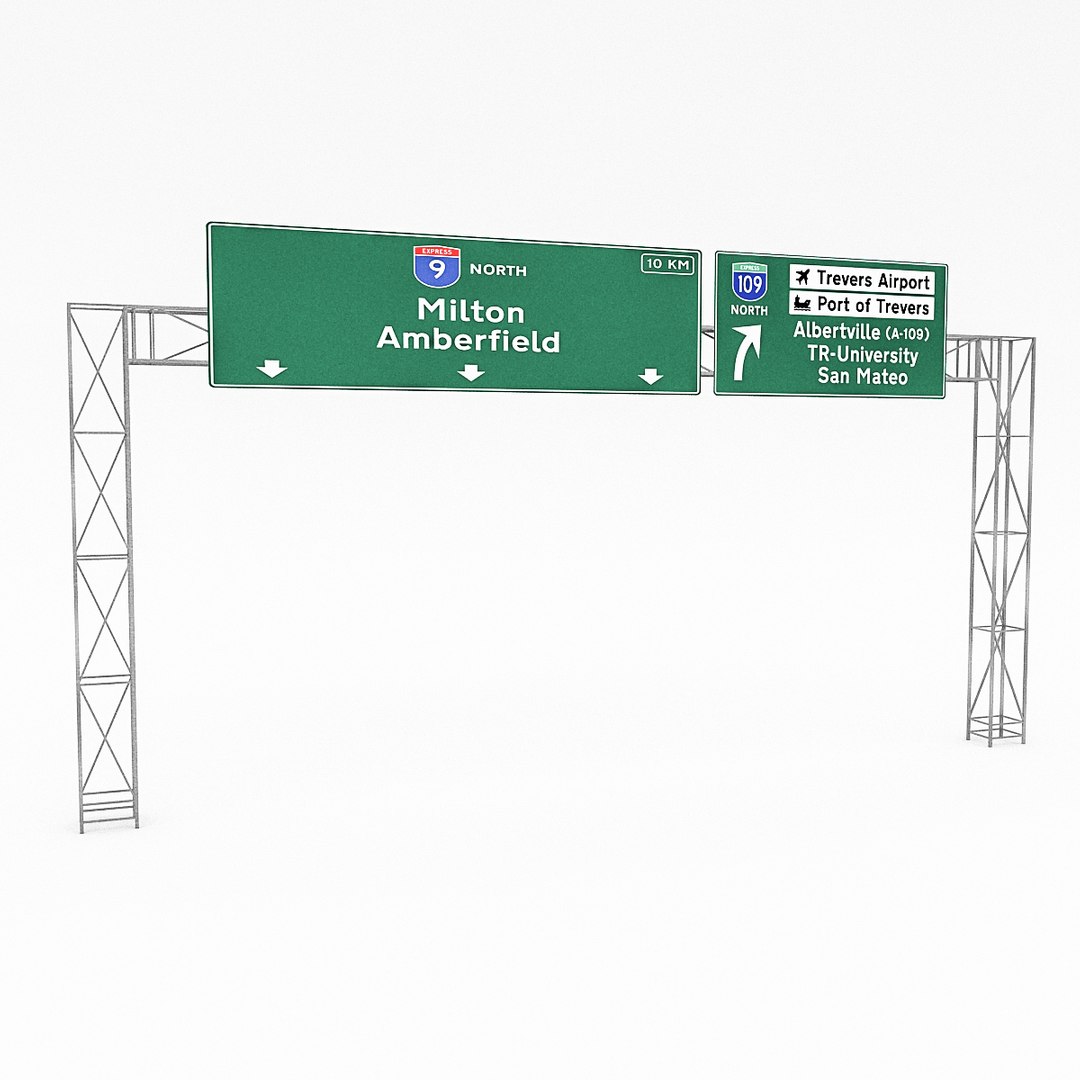 3D Traffic Signs - TurboSquid 1541350