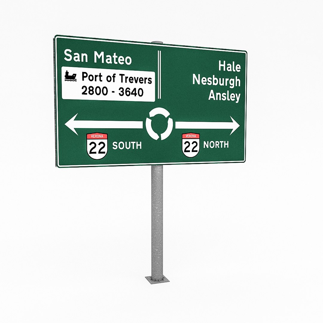 3D Traffic Signs - TurboSquid 1541350