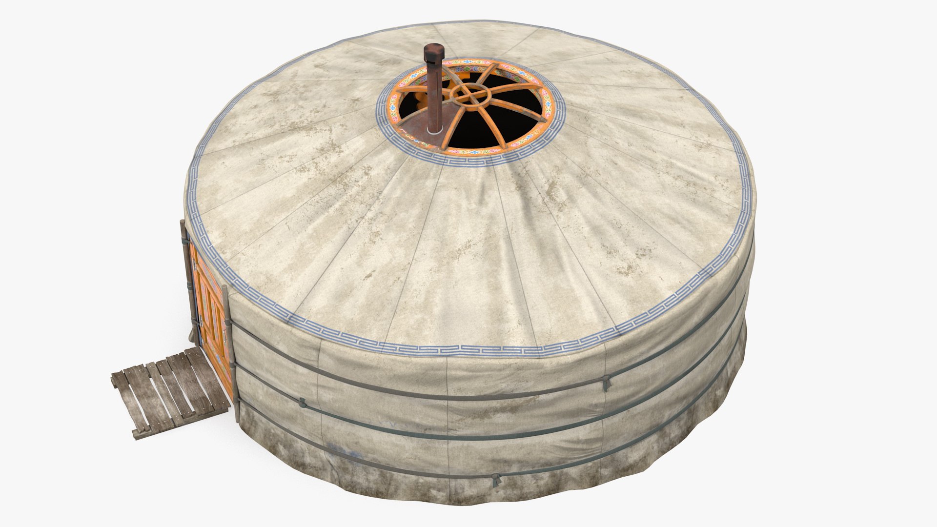 Traditional Mongolian Yurt Mongolia 3D Model - TurboSquid 1443450