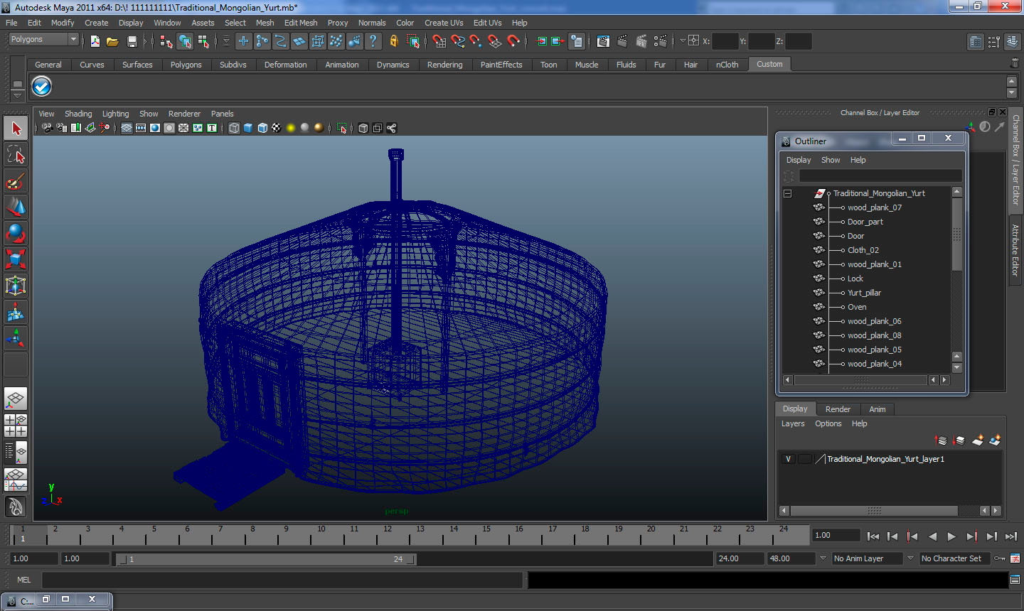Traditional mongolian yurt mongolia 3D model - TurboSquid 1443450