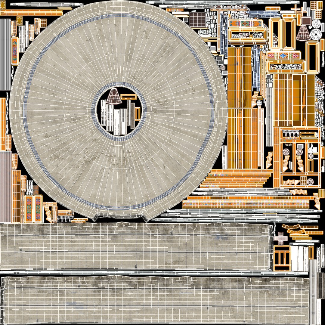 Traditional Mongolian Yurt Mongolia 3D Model - TurboSquid 1443450