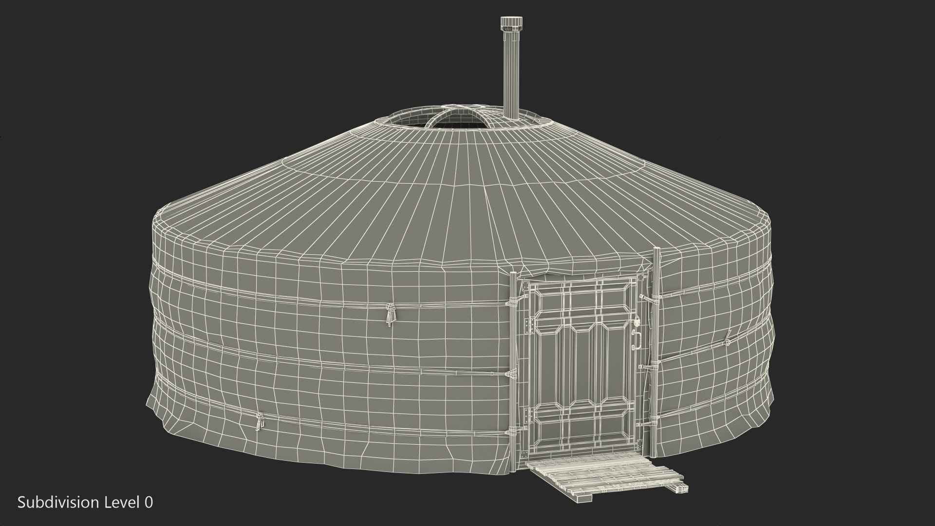 Traditional Mongolian Yurt Mongolia 3D Model - TurboSquid 1443450