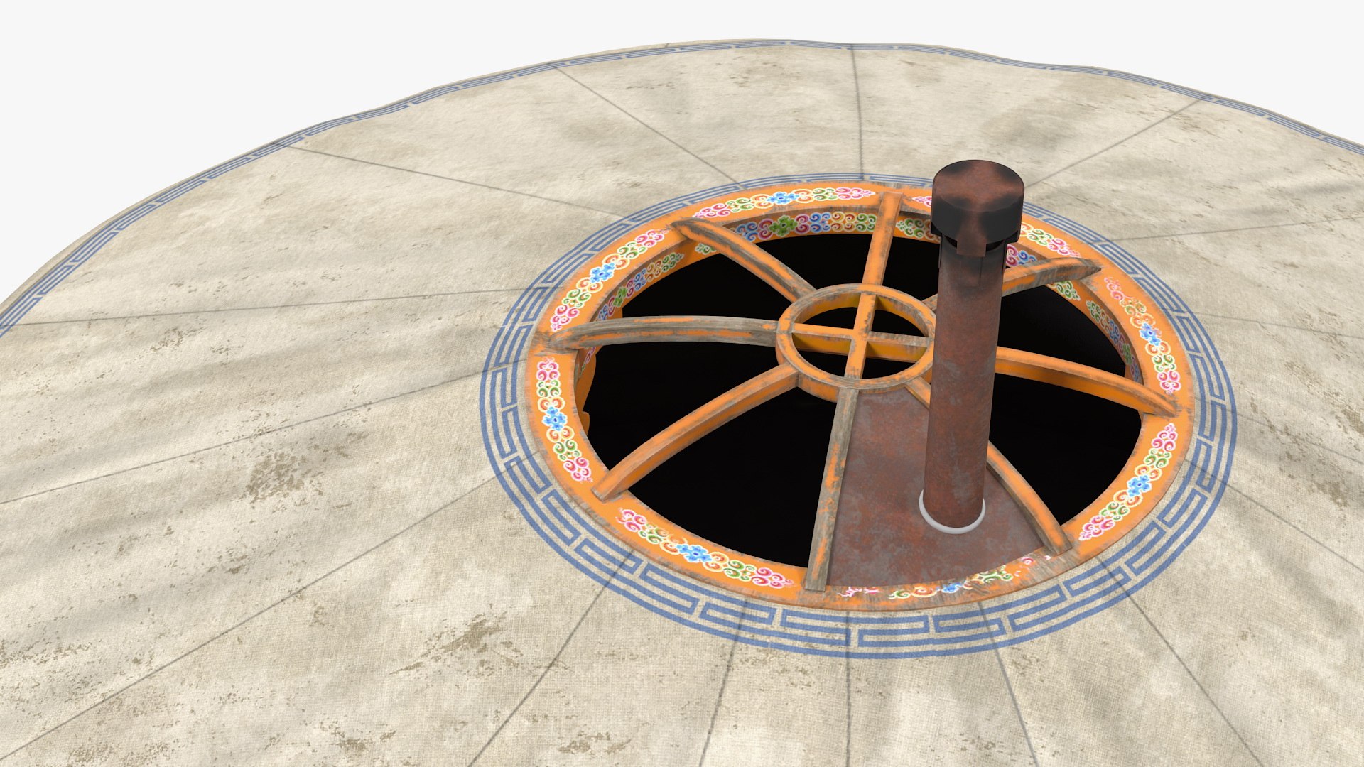 Traditional Mongolian Yurt Mongolia 3D Model - TurboSquid 1443450