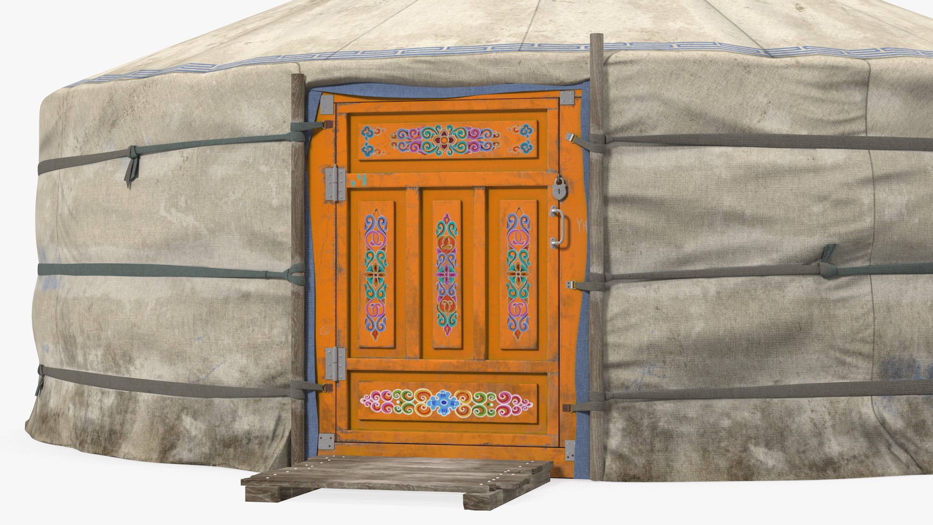Traditional Mongolian Yurt Mongolia 3D Model - TurboSquid 1443450