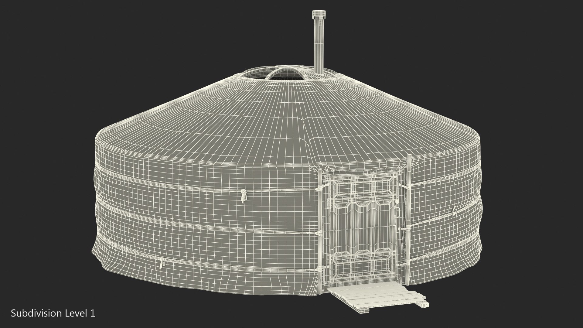 Traditional Mongolian Yurt Mongolia 3D Model - TurboSquid 1443450