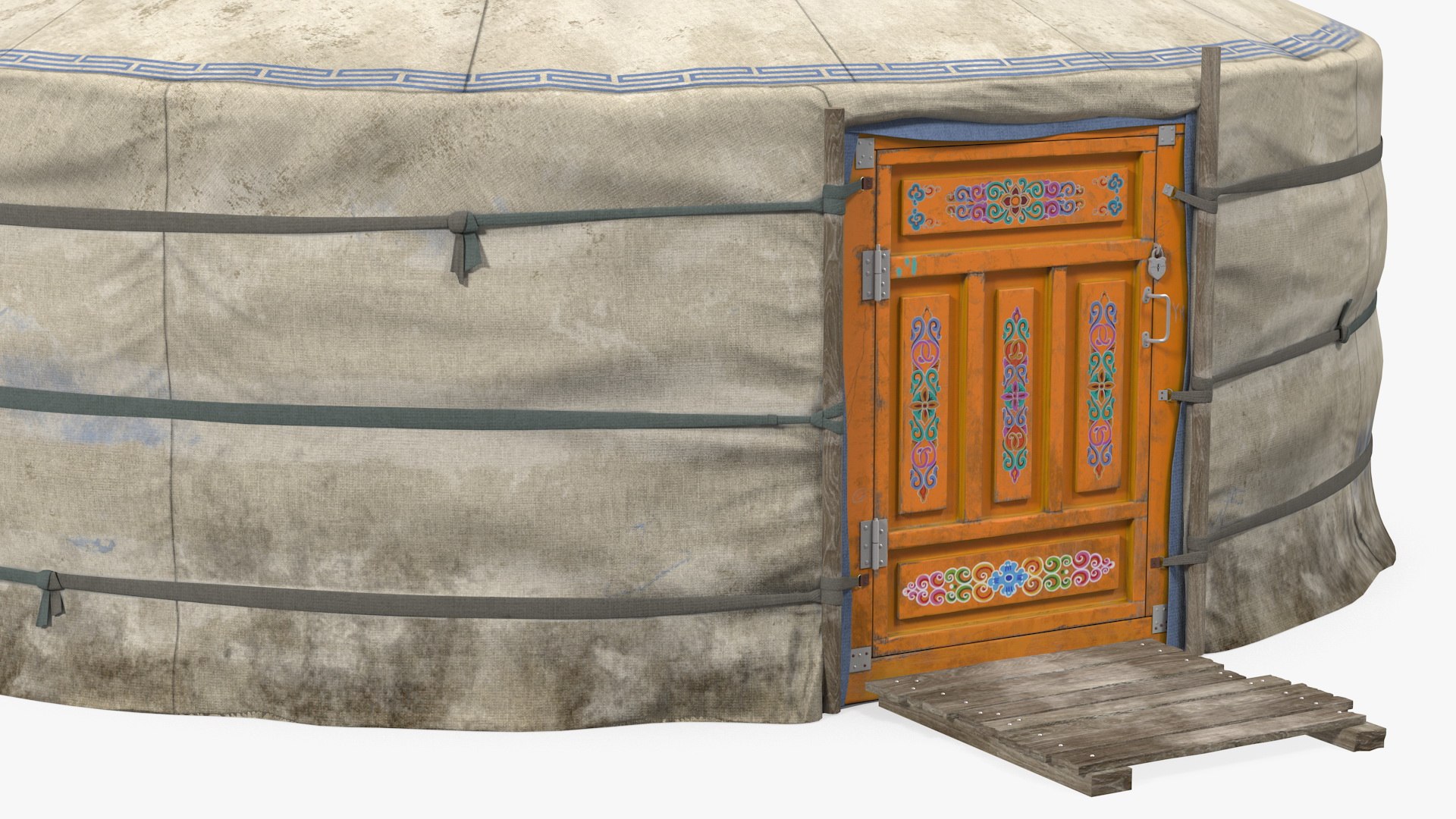 Traditional Mongolian Yurt Mongolia 3D Model - TurboSquid 1443450