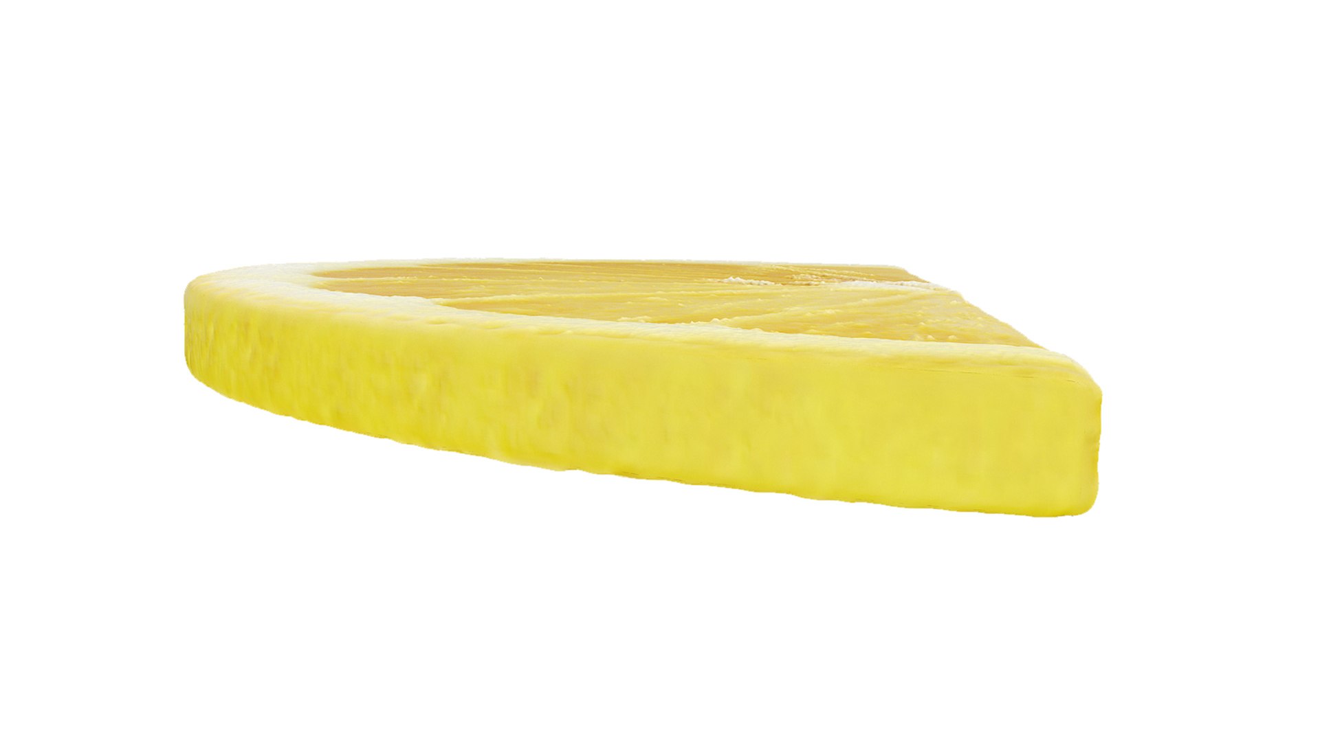 Lemon Round Slice Half 2 Model - TurboSquid 1899826