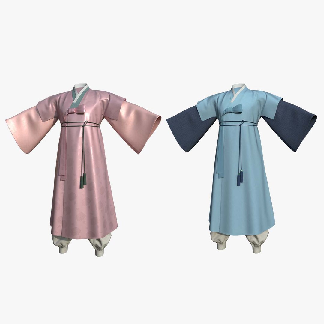 Hanbok Korea Clothing For Men 3D Model - TurboSquid 1976526