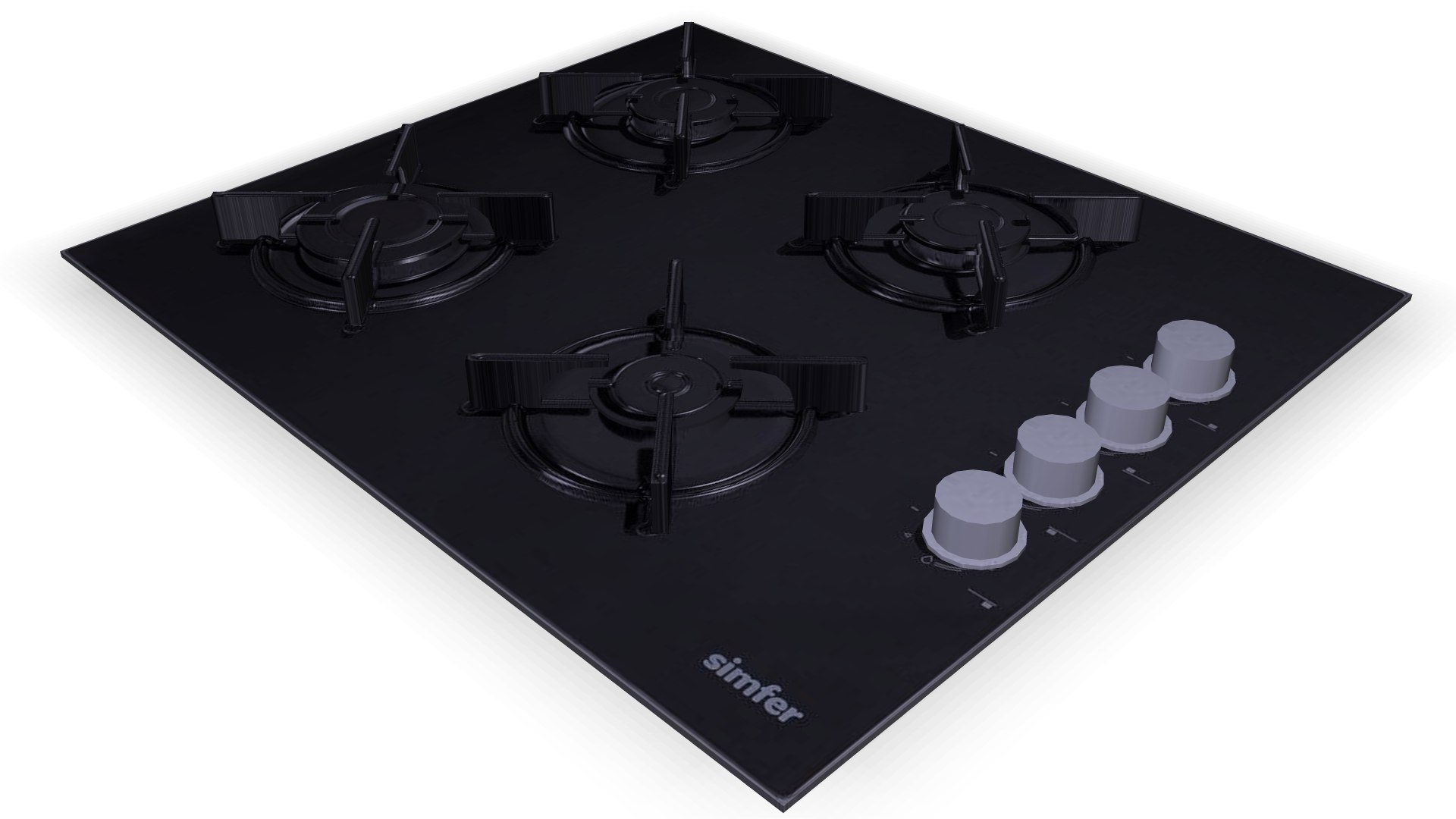 Cooktop Hob SIMFER H60K40S001 3D - TurboSquid 1804113