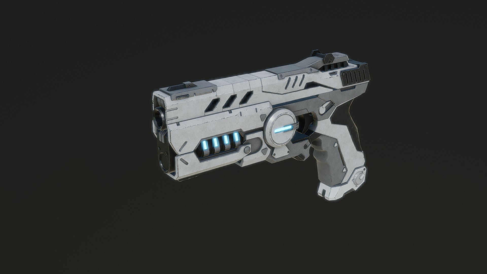 Sci-fi Hand Gun Pistol 001 3D - TurboSquid 2387798