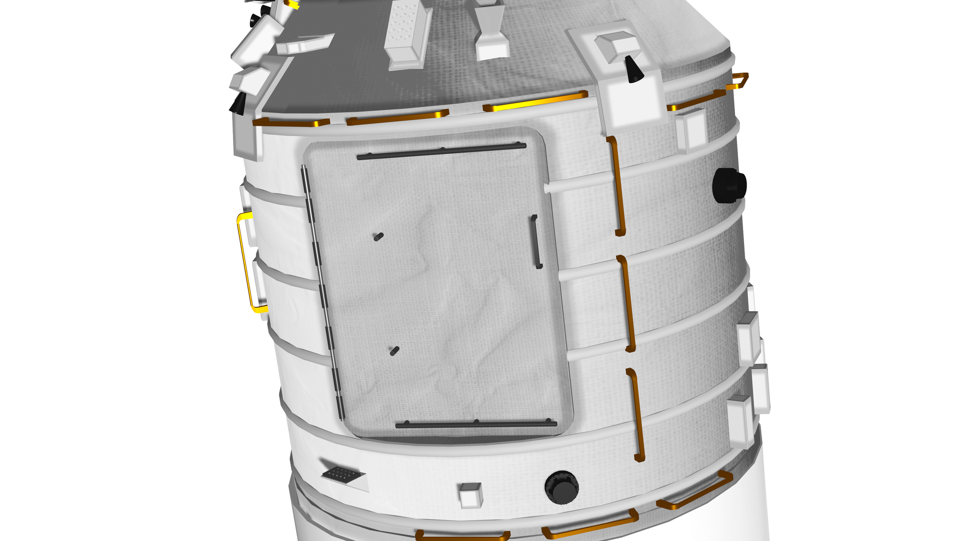 Mengtian Experiment Module - Blender - Fbx 3D Model - TurboSquid 2003214