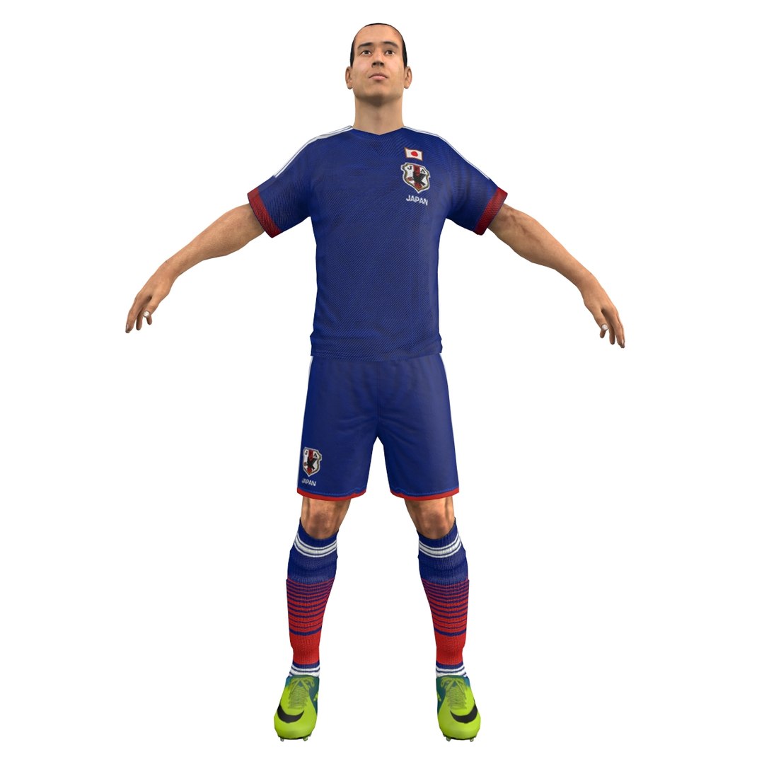 Soccer Player 3d Model
