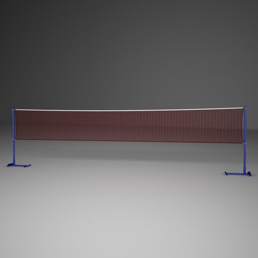 3dsmax Badminton Net
