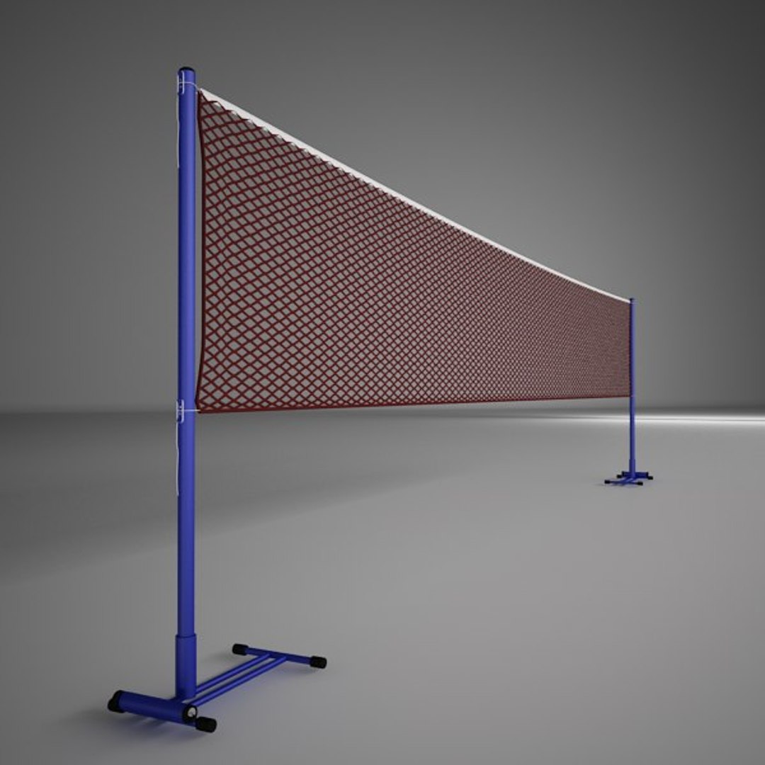 3dsmax Badminton Net