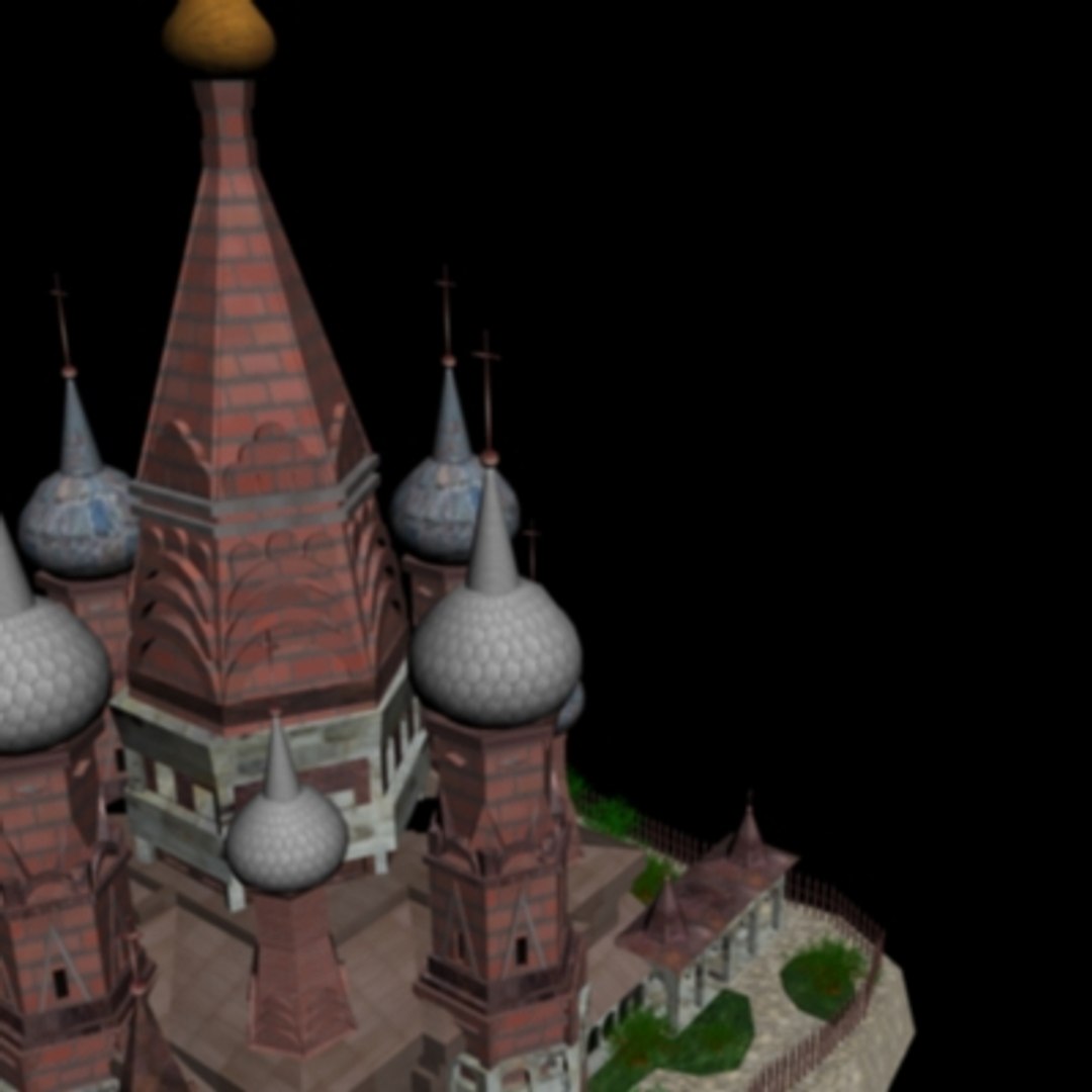 Church Moscow Kremlin 3d Model