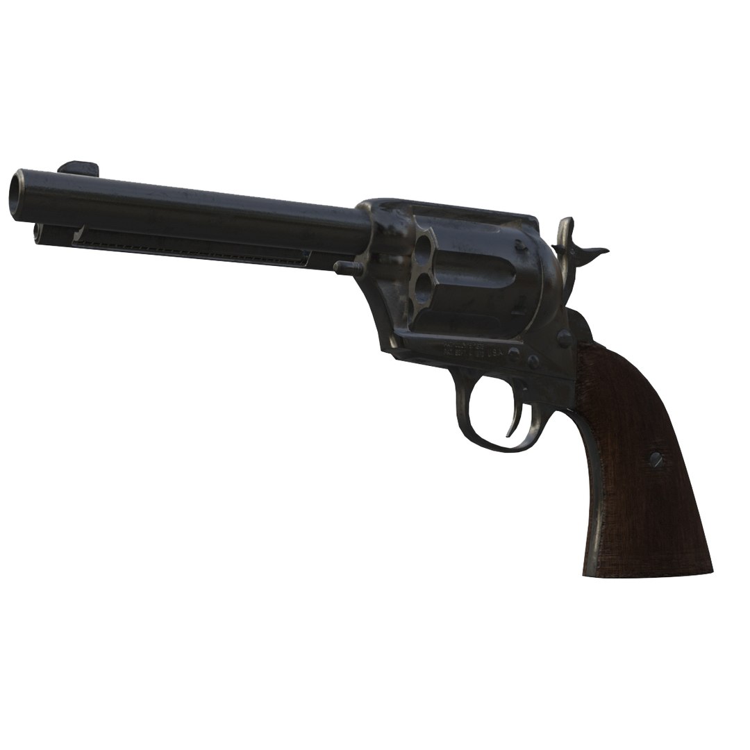 Revolver Colt 1873 3D Model - TurboSquid 2207100
