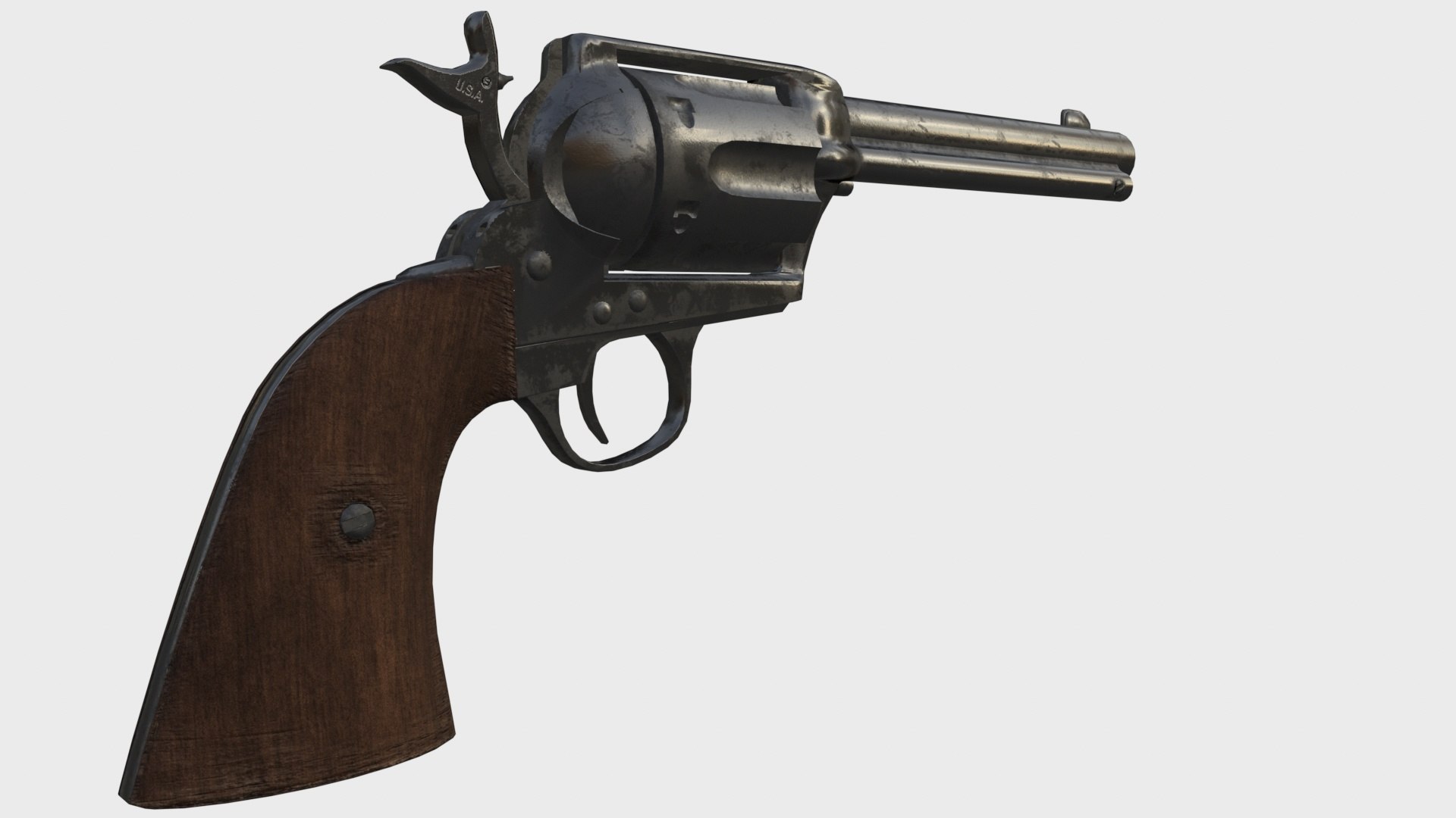 Revolver Colt 1873 3D Model - TurboSquid 2207100